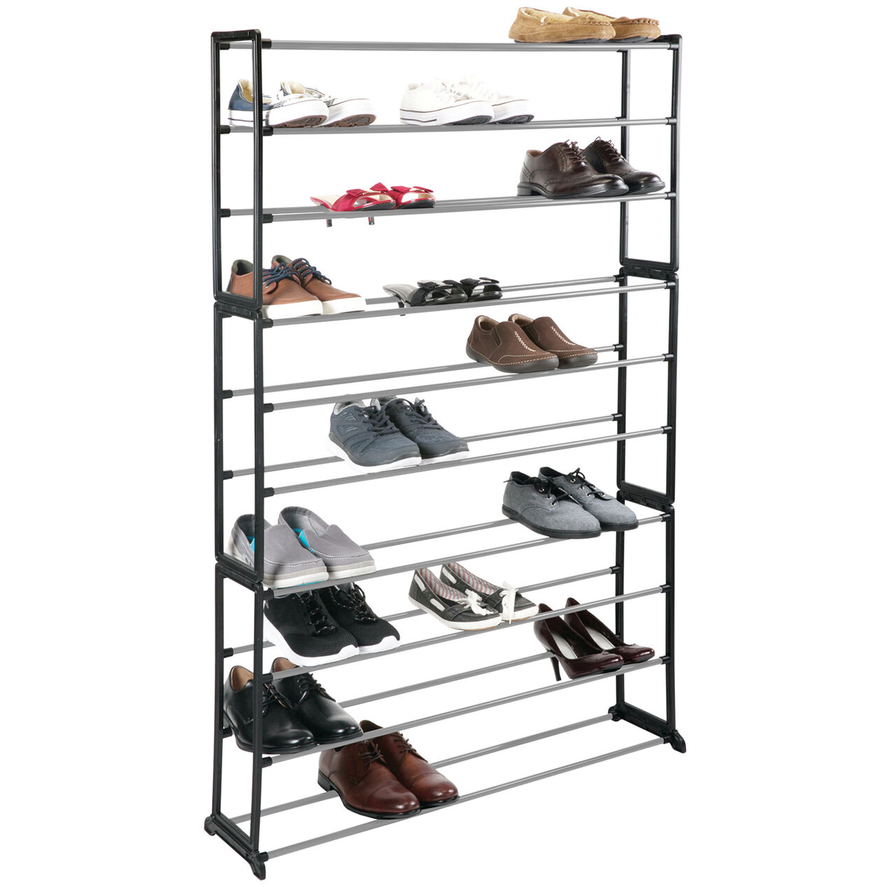 50 PAIR SHOE RACK BLACK | At Home