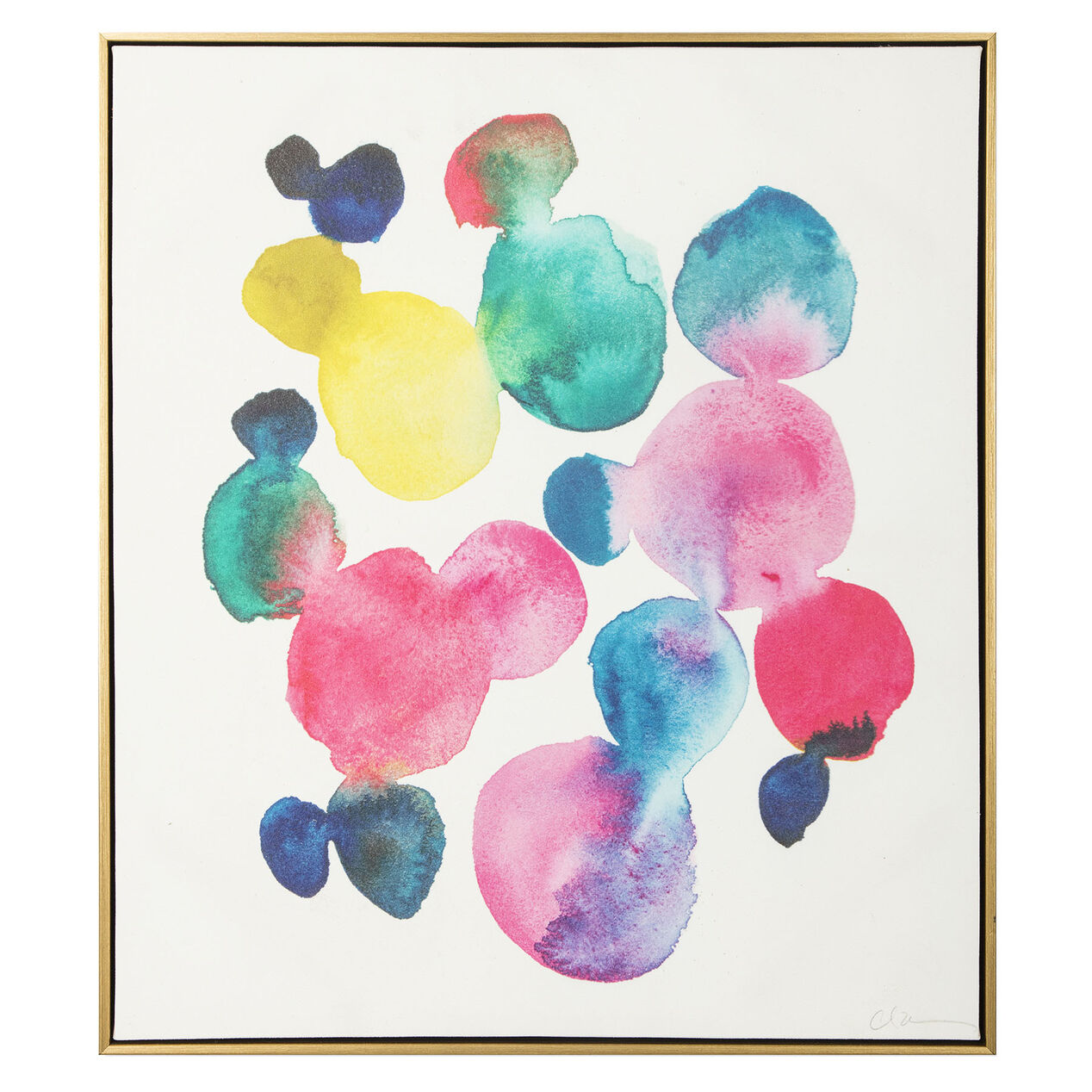 Bright Drops Color Swatch Wall Art | At Home