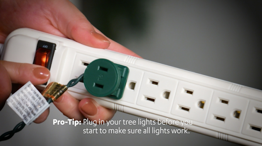 How to String Holiday Tree Lights